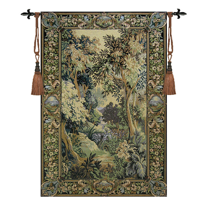 Large Landscape Woven Tapestry - Forest Nature Wall Hanging, 148x102cm ...